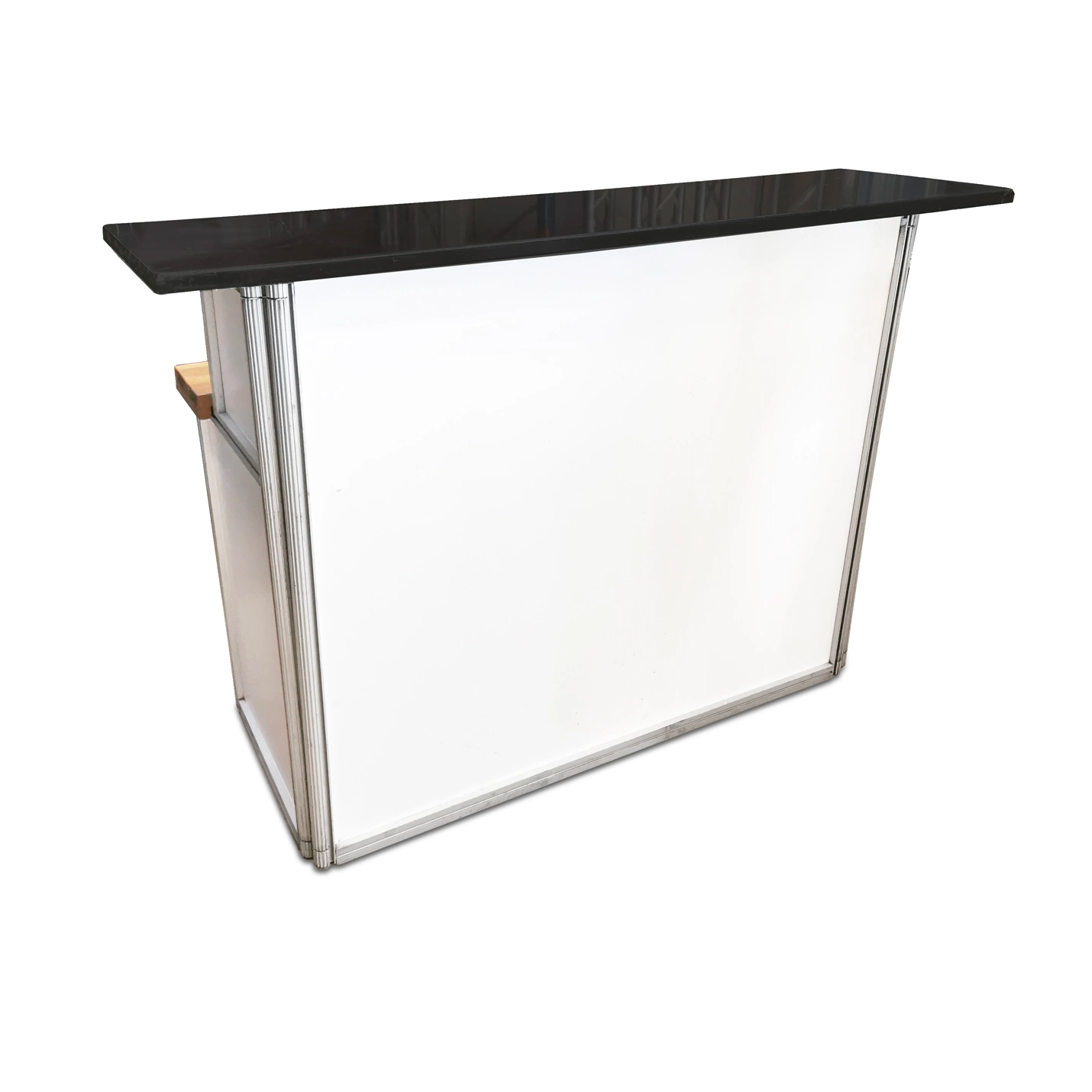 Bardisk vit hopfällbar